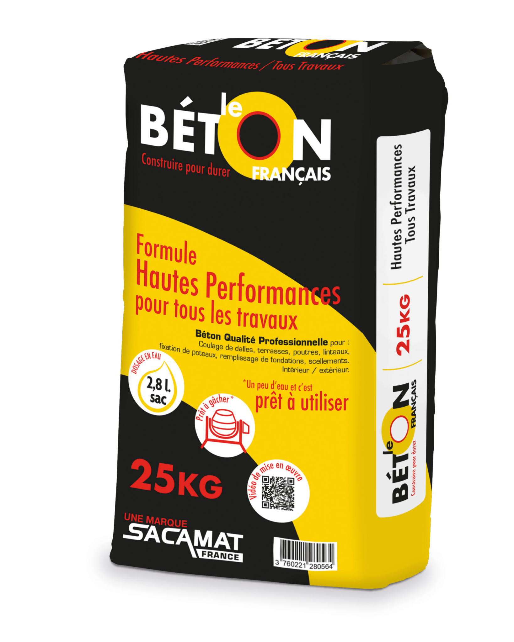 Produits : Béton français - Sacamat